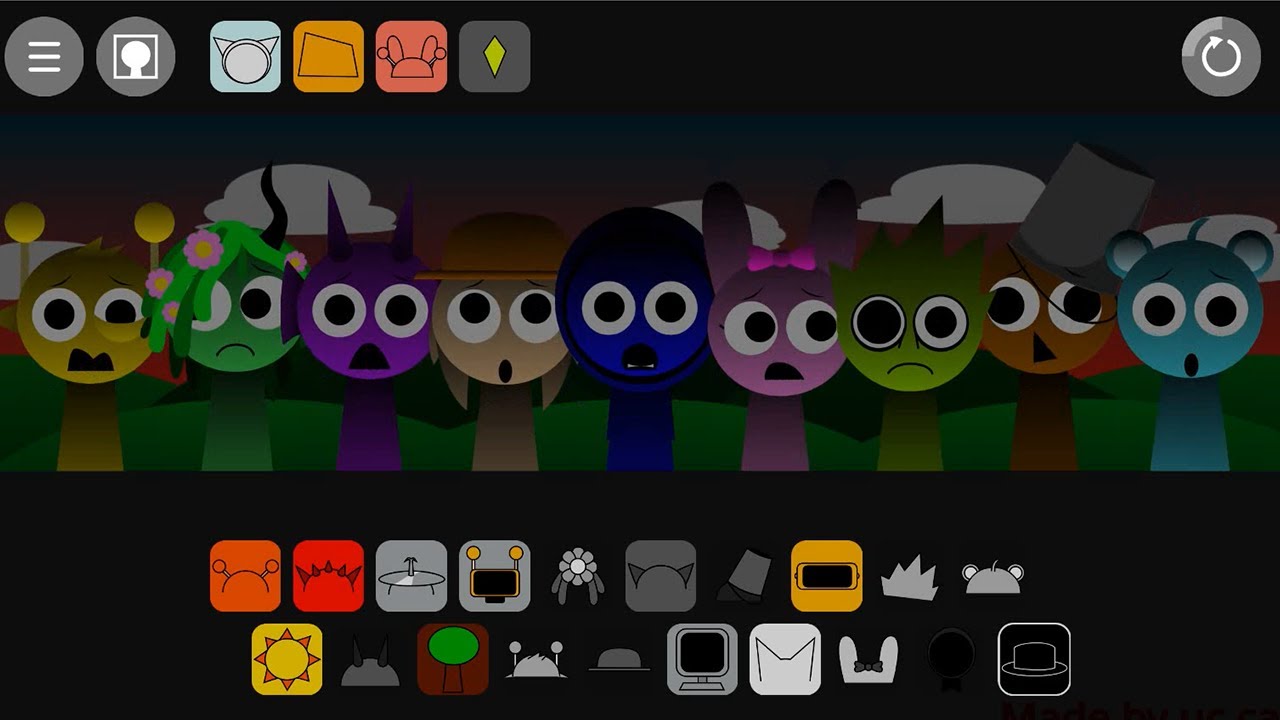 Sprunki Funbot Treatment 🫨 Each character’s sound is clearly heard ...