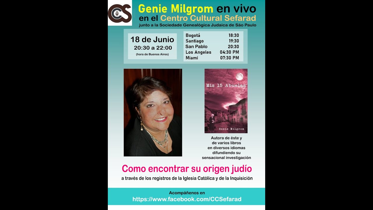 Como encontrar su origen judio por Genie Milgrom - YouTube