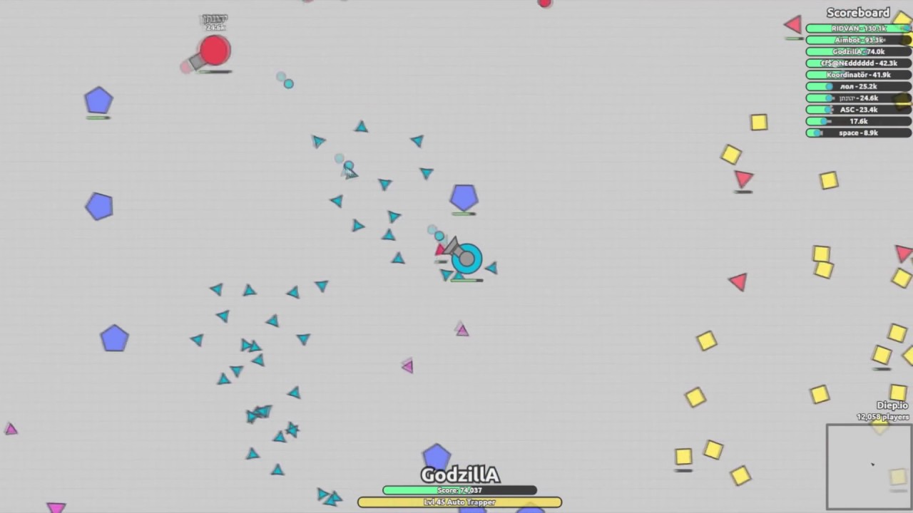 How to get new trapper auto tank Diep io - YouTube