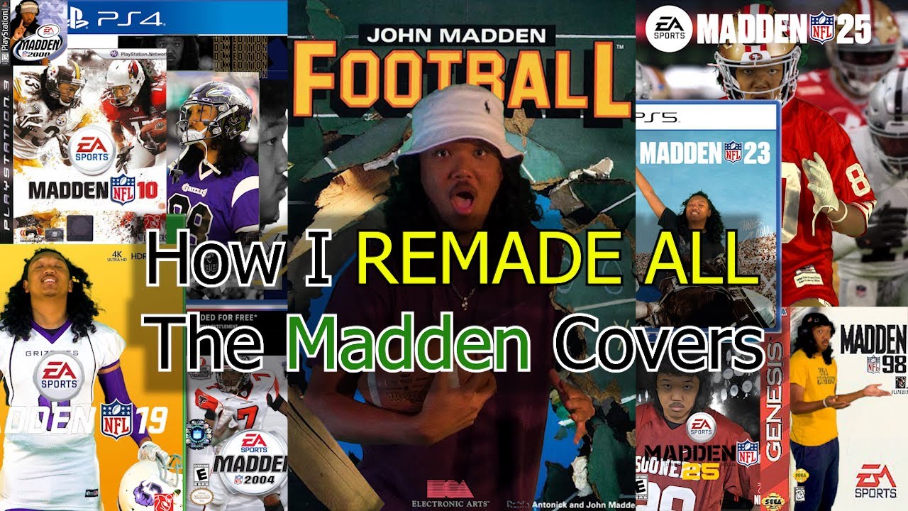 How I Put Myself on the Cover of Every Madden [1989-2025] - YouTube