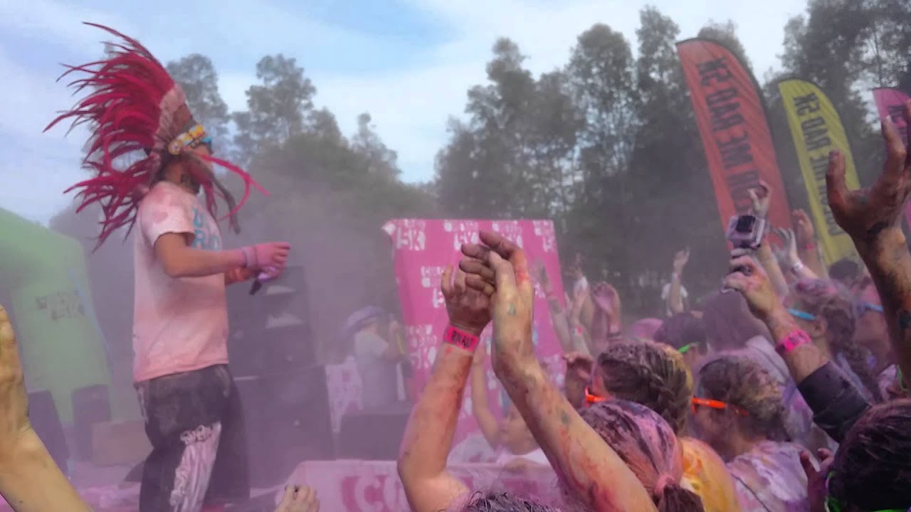 Color Me RAD Sydney 13th June 2015 5k Fun Run - YouTube