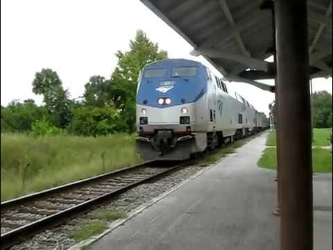 (Arrival) Amtrak Train #97-Silver Meteor Palatka, FL 9/5/10 - YouTube