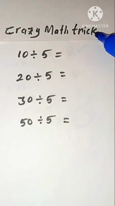 Crazy Math Trick #shorts #ytshortsvideo #learnmaths #maths #mathematics ...