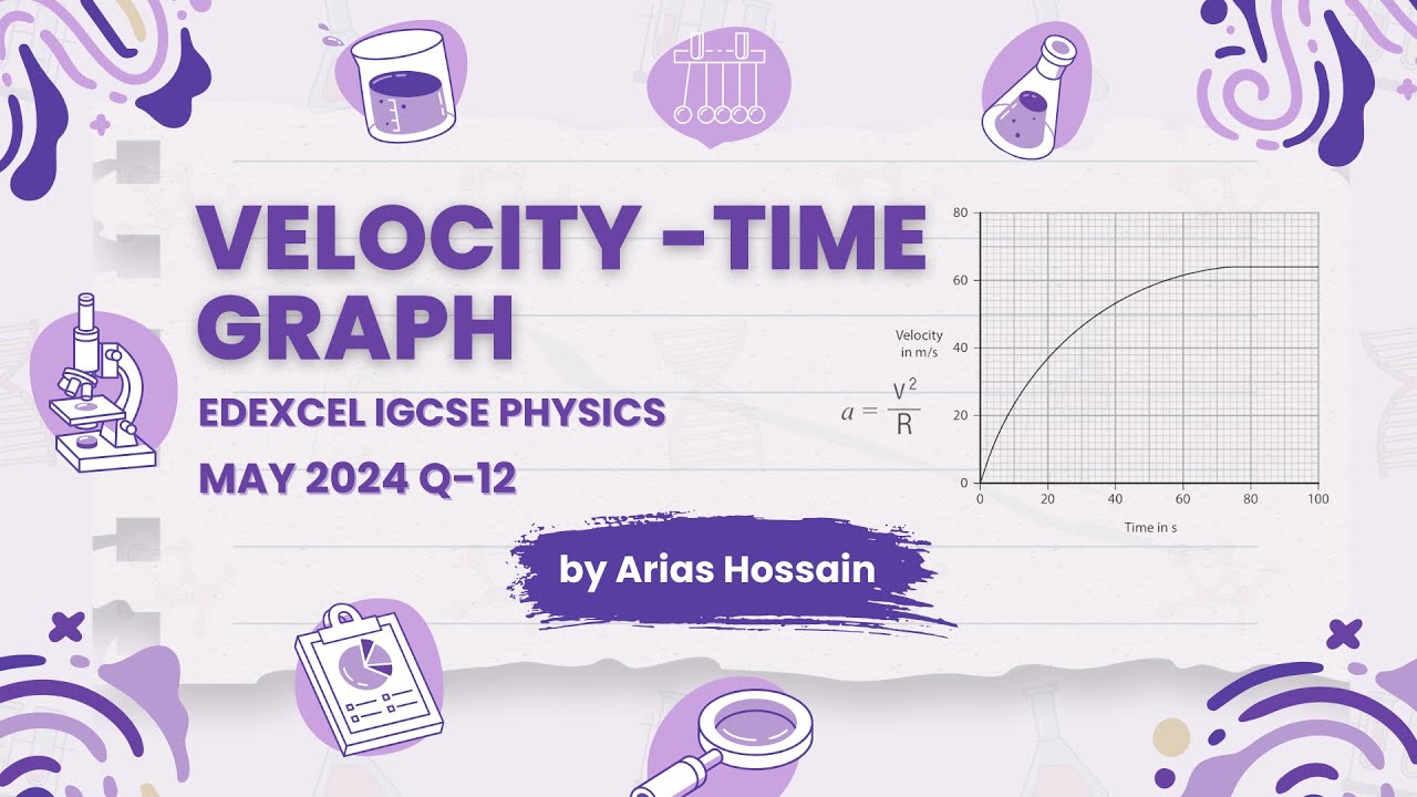 Edexcel IGCSE Physics May 2024 Q12 Solved | Velocity–Time Graph Explained | Elevare - YouTube