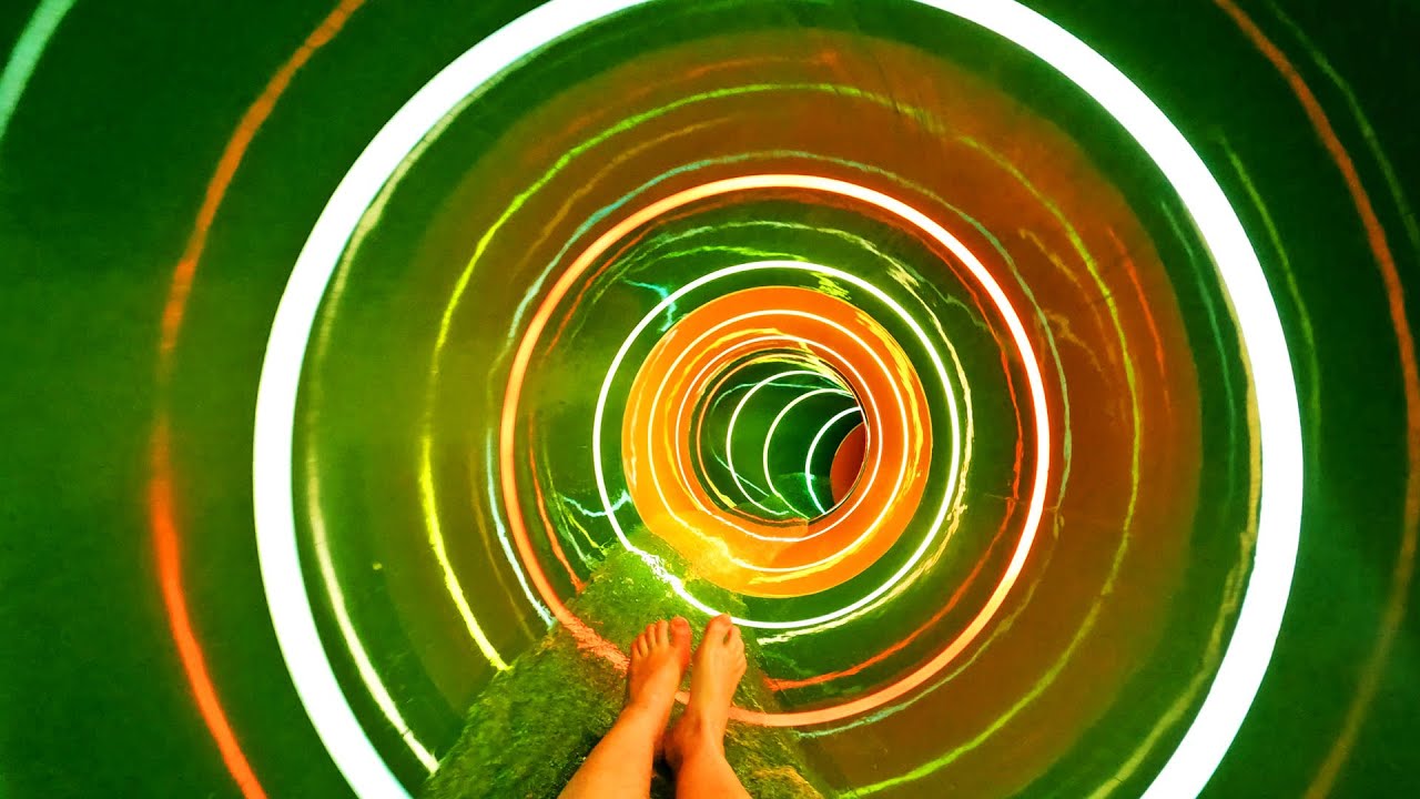 Funky Monkey Kids Water Slide at Energylandia | Exotic Island - YouTube