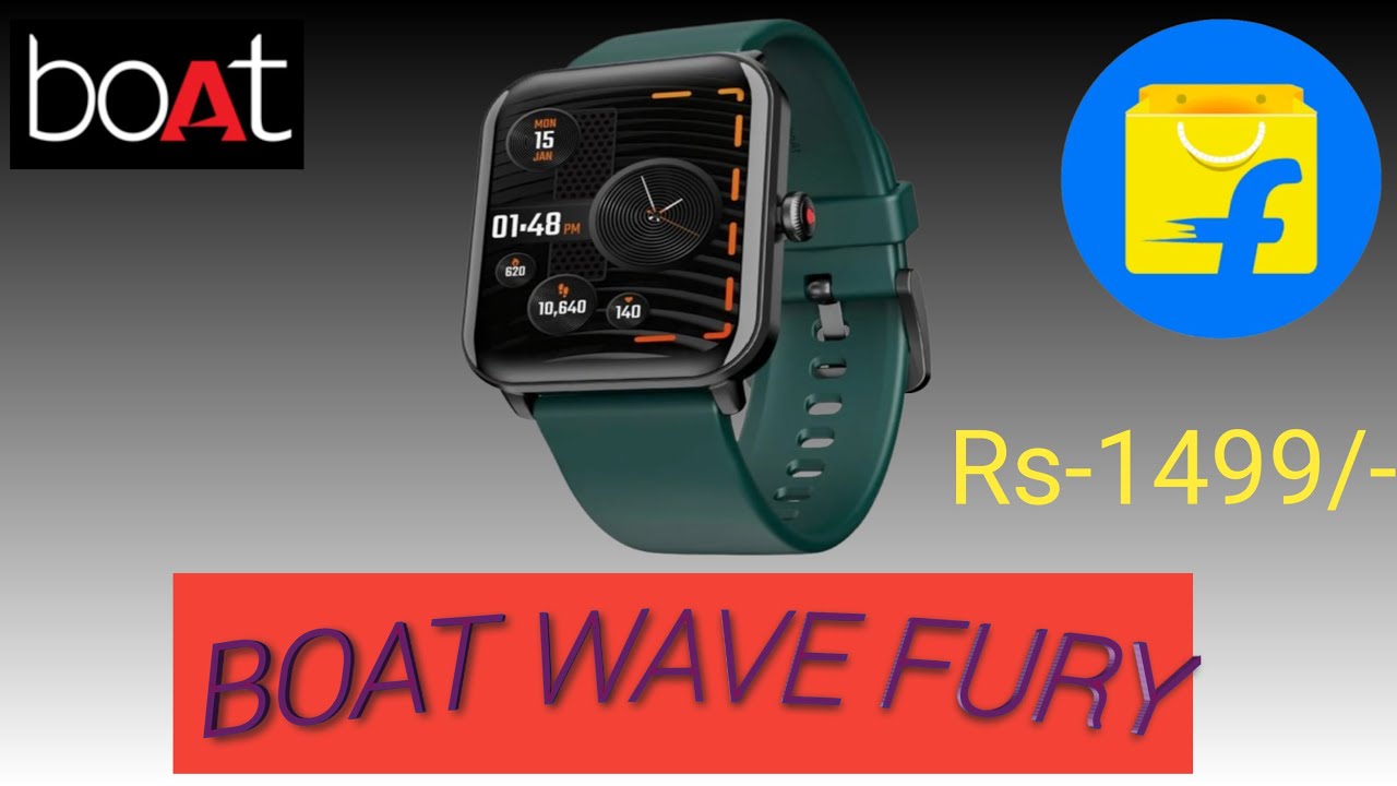 Boat Wave Fury Smart Watch Unboxing And Review - YouTube