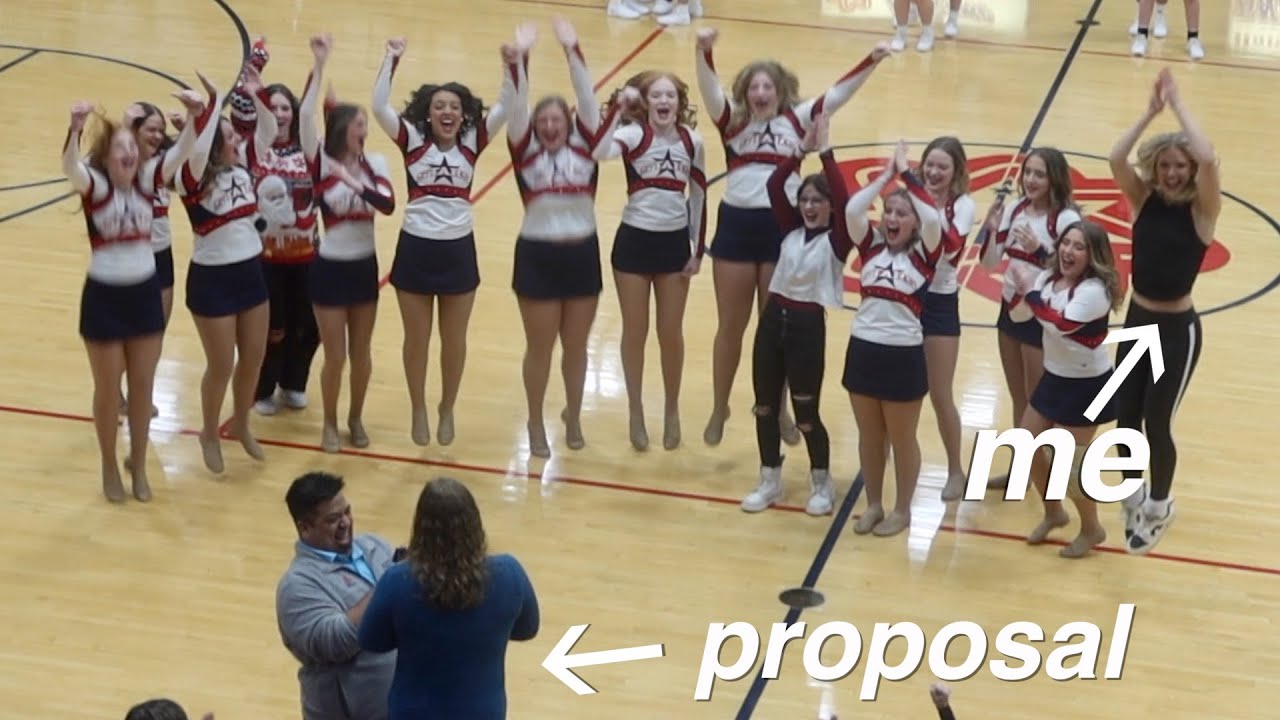 what it's like being in a FLASH MOB PROPOSAL - YouTube