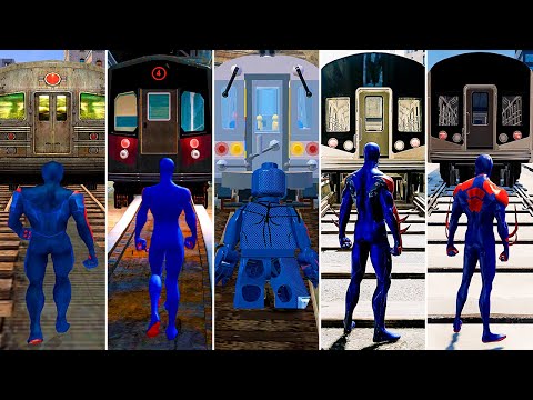 Evolution of Spiderman 2099 Vs Train Damage in Spider-Man Games