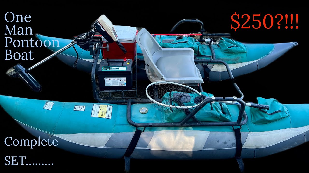 One Man Pontoon Boat | Made out of Bullet Proof Material, “The whole ...