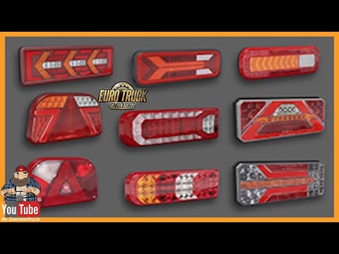 [ETS2 v1.56] Truck Trailer RearLights LED Pack v1.0 *Mega Pack* - YouTube