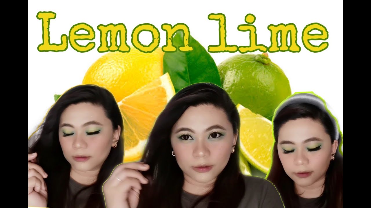 LEMON LIME MAKEUP LOOK #MAKEUP - YouTube