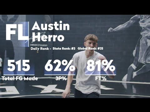 Austin Herro Here! Look at his Crazy FG% tracked on huupe 🎯 - YouTube