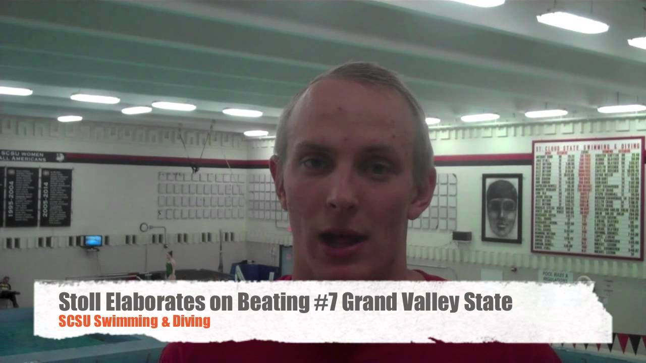 SCSU's NSISC Swimmer of the Week Jake Stoll Interview - YouTube