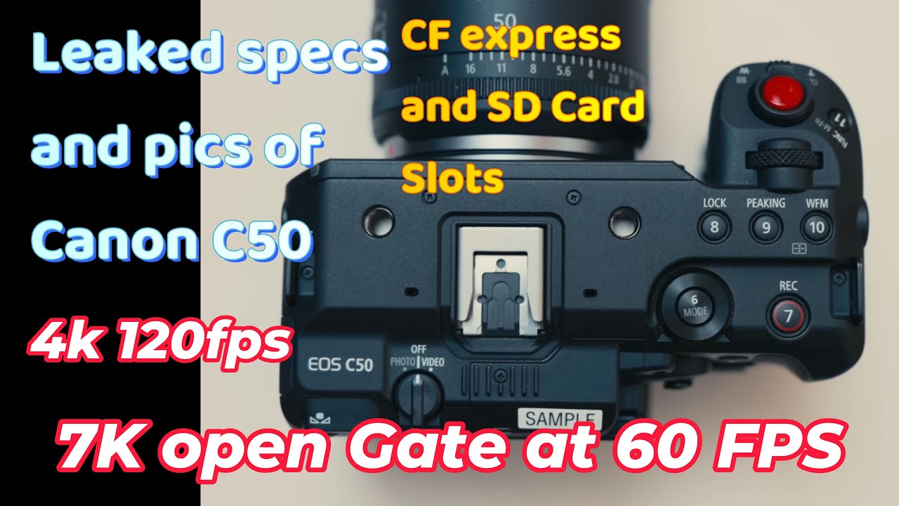 Canon C50 full specs and full body pics New cinema camera! - YouTube
