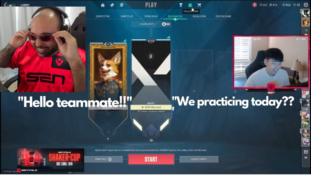 Sen marved duos with his new teammate Sen Sacy - YouTube