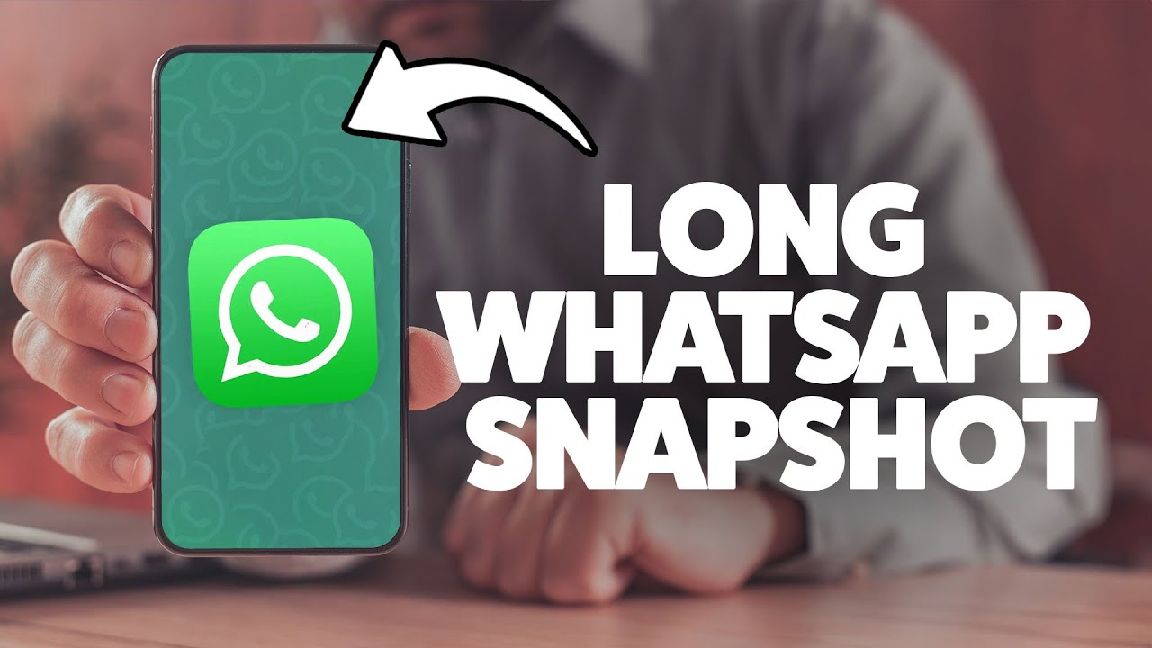 How To Take A Long Screenshot On WhatsApp 2025 (iPhone & Android) - YouTube