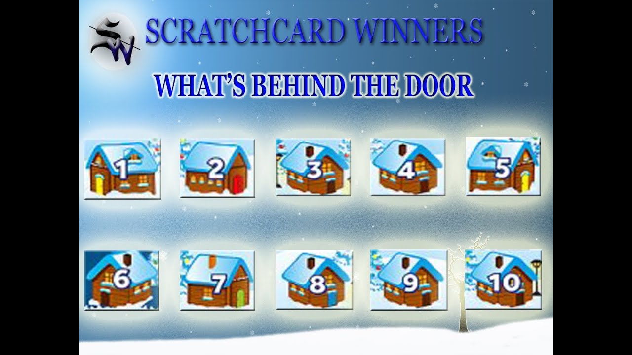 Scratch Card Winners What's Behind the Door Episode 4 - YouTube