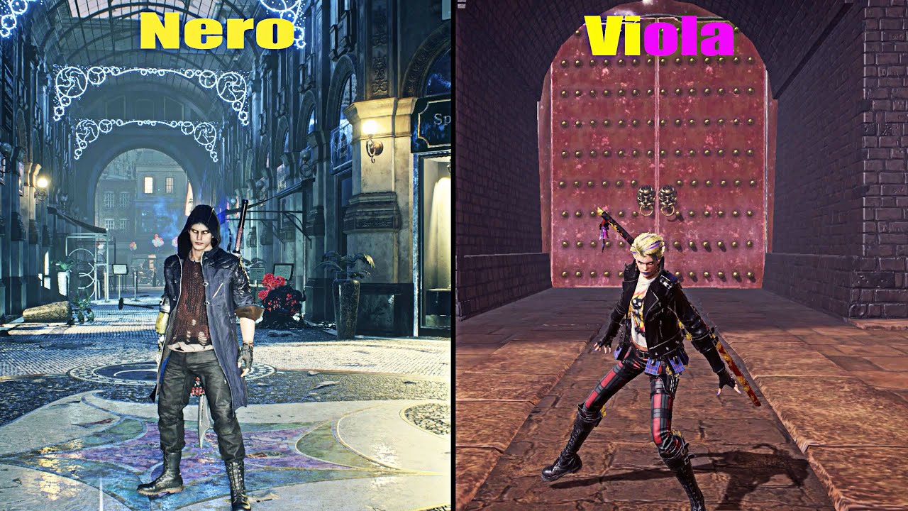 Nero DMC 5 Vs Viola Bayonetta 3 | Comparison - YouTube