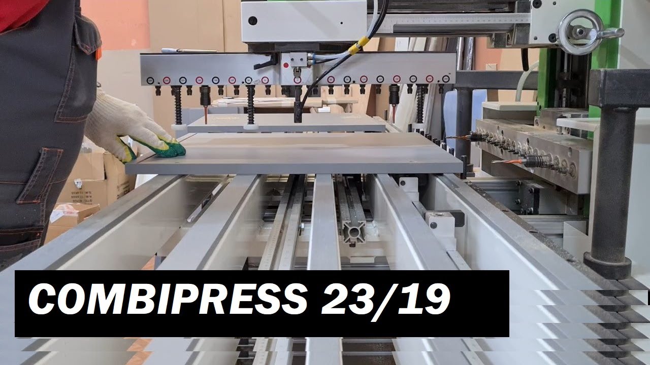 Станок сверлильный COMBIPRESS (fittings boring machine) - YouTube