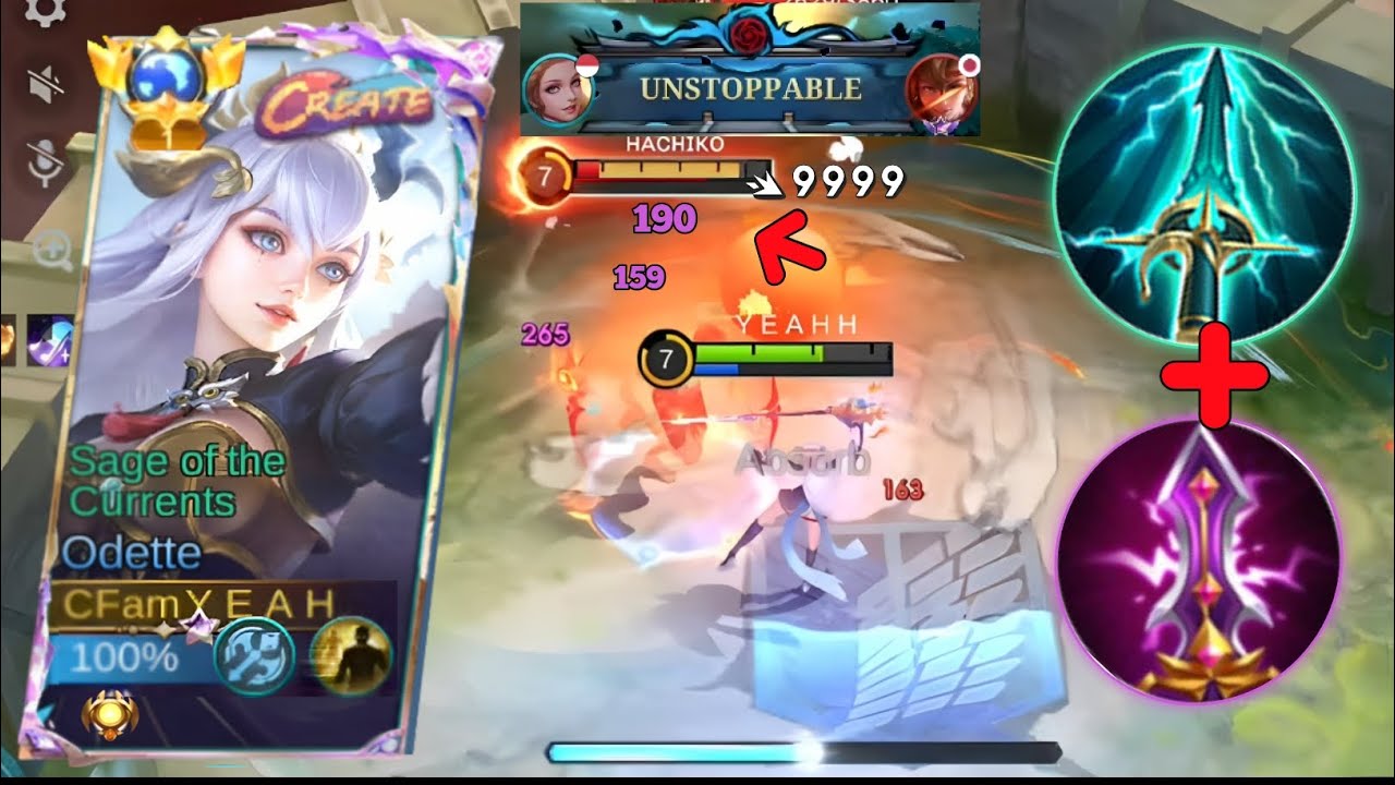 GLOBAL ODETTE FULL DAMAGE PENETRATION BUILD IS SO BROKEN🔥(You must try) - ODETTE MLBB - YouTube