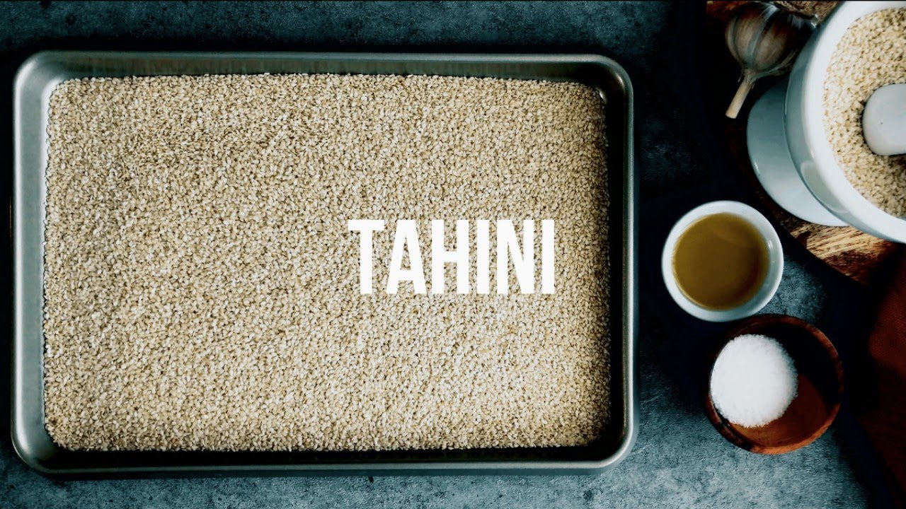 Tahini (a.k.a) Liquid Gold (do it yourself) - YouTube