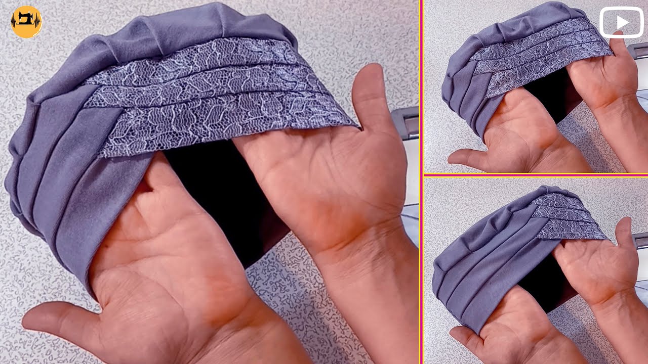 Hijab Cap Cutting & Stitching/ turban Cutting Stitching/ Hijab Inner ...