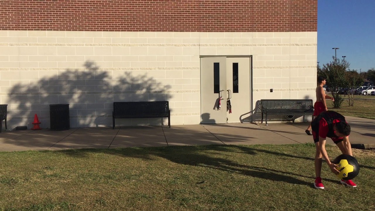 Vertical Medicine Ball Scoop Throw - YouTube