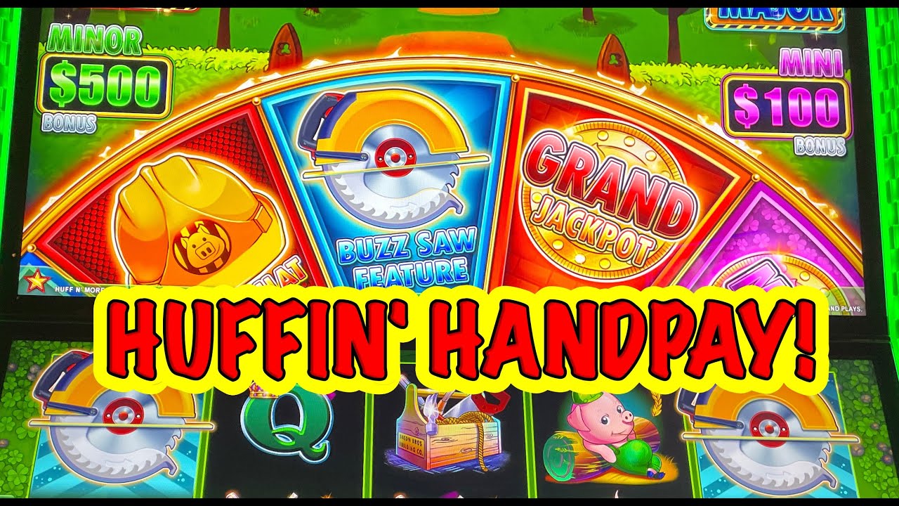 JACKPOT! Huff n More Puff Slot high limit - YouTube