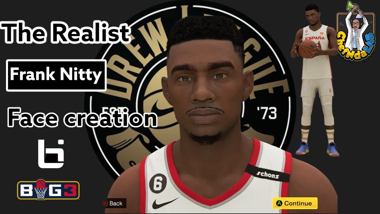 The Realist Frank Nitty NBA 2k23 Face Creation (Next Gen) 🔥🔥 - YouTube