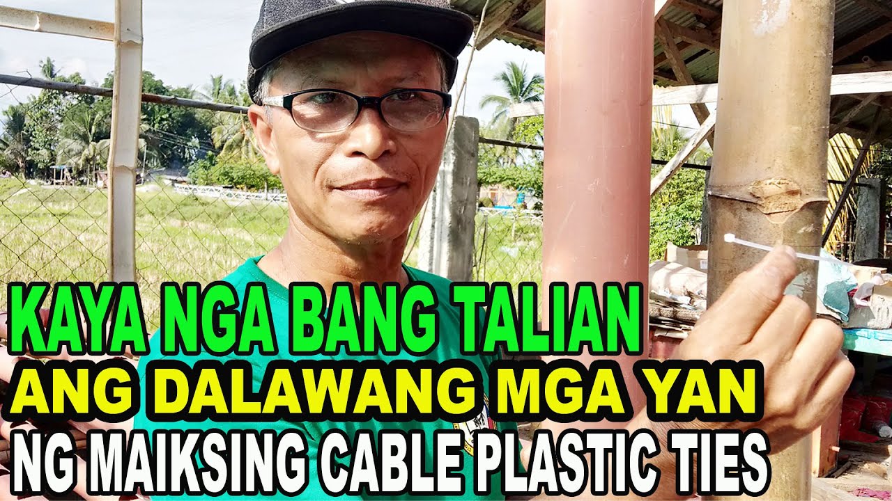 How To TIE UP PVC PIPES With Short CABLE PLASTIC TIES | Tied up diy ...