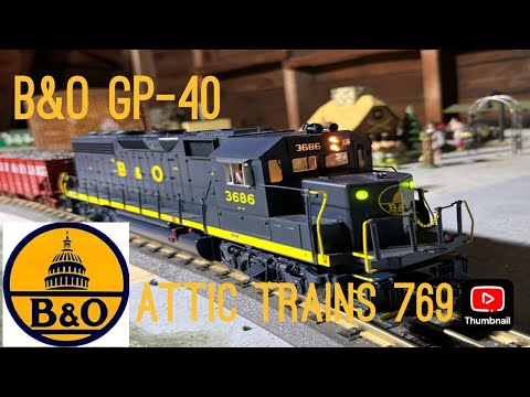 MTH B&O GP-40 PS2 review - YouTube