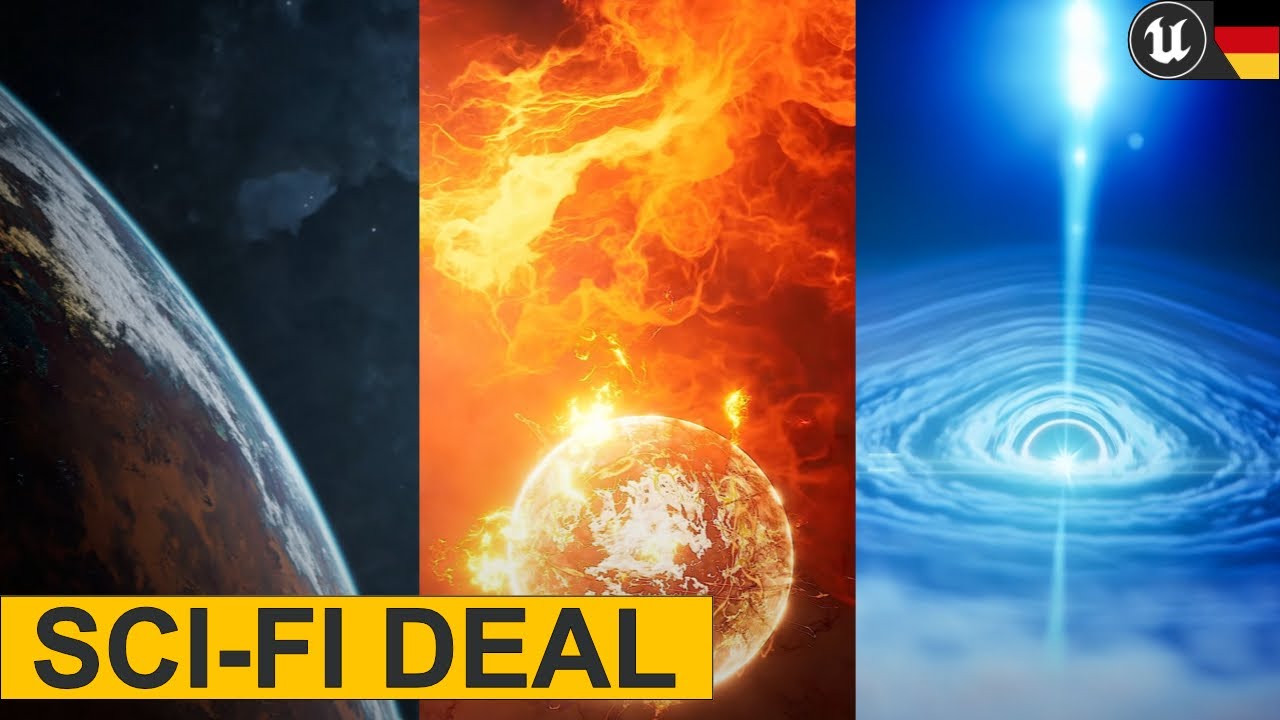 The Unreal Engine Space & Sci-Fi Mastery Kit Game Dev Humble Bundle ...