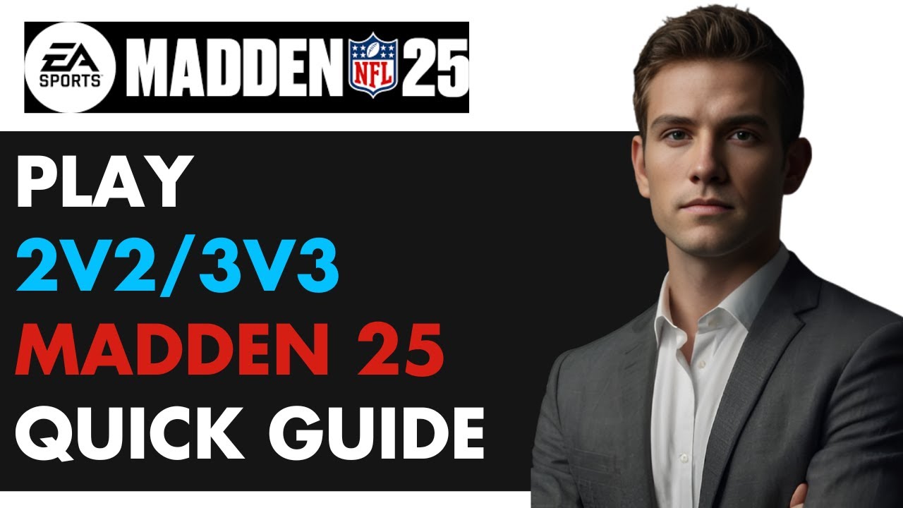 How to PLAY Madden 25 WITH FRIENDS IN 2v2 OR 3v3 MODE! - YouTube