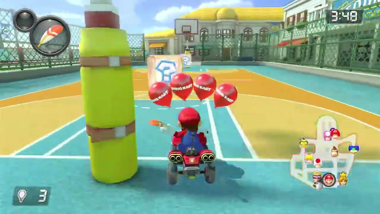 Mario Kart 8 Deluxe. Mario Battle balloon featuring Mario. Mario Kart ...