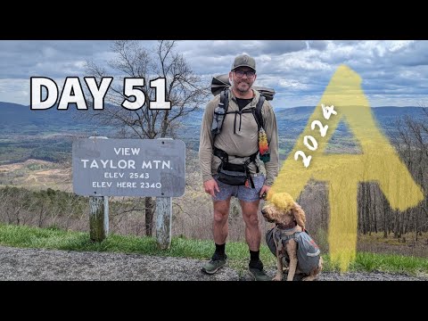 Blue ridge running! - Day 51 - Appalachian Trail - YouTube