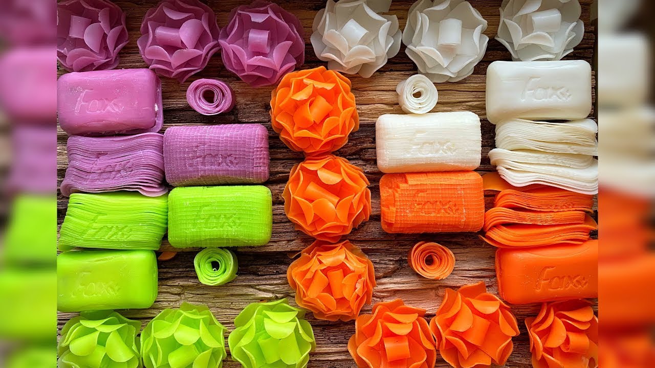 3 Hours 100 Soaps ASMR SOAP HAUL Unpacking | ★ Relaxing weird ...