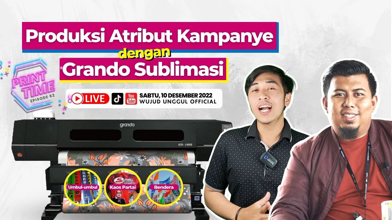 (LIVE) Print Time Eps. 62 - Peluang Usaha Sambut Pemilu Bermodal ...