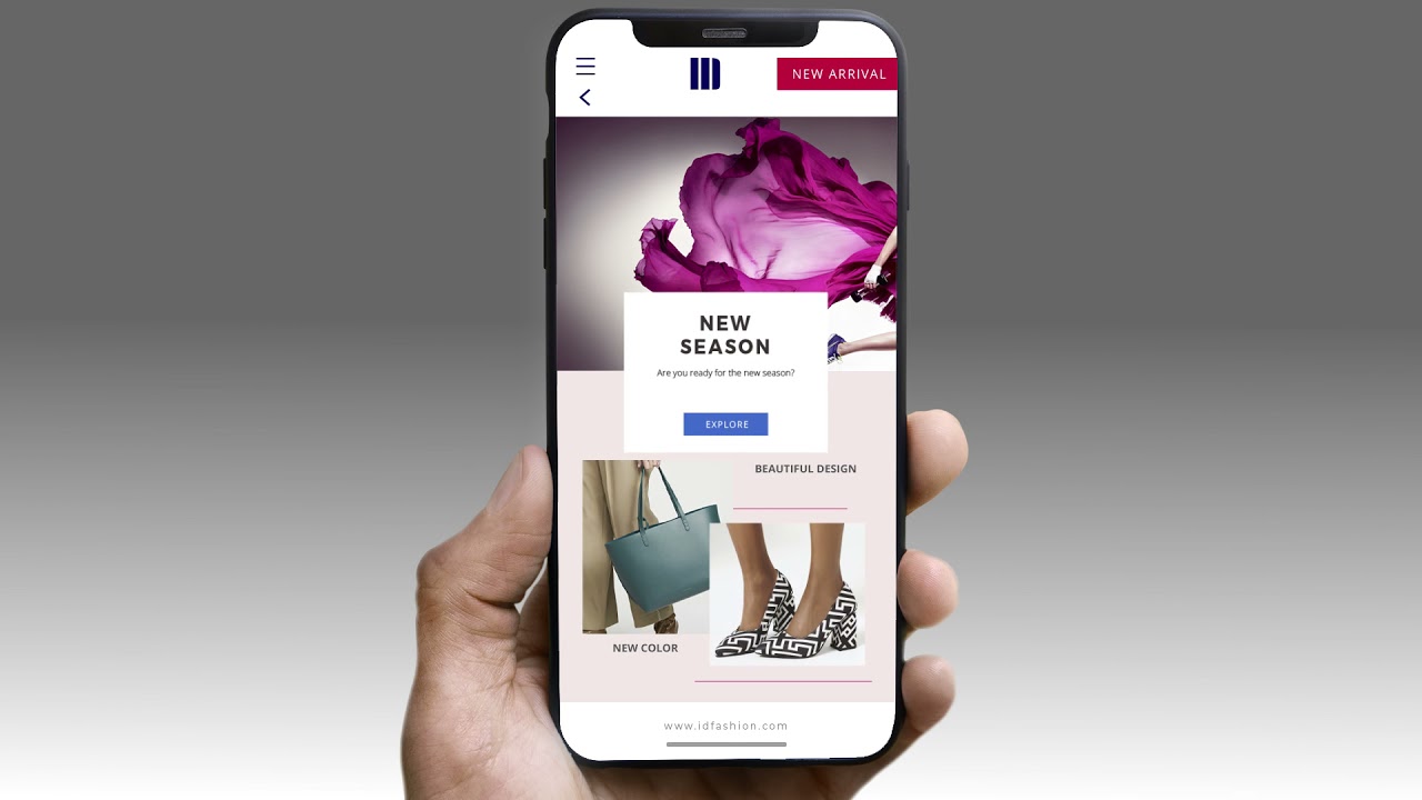 UI Animation Shopping App - YouTube