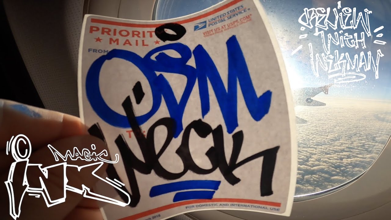 graffiti review with Wekman // MAGIC INK MARKERS - YouTube