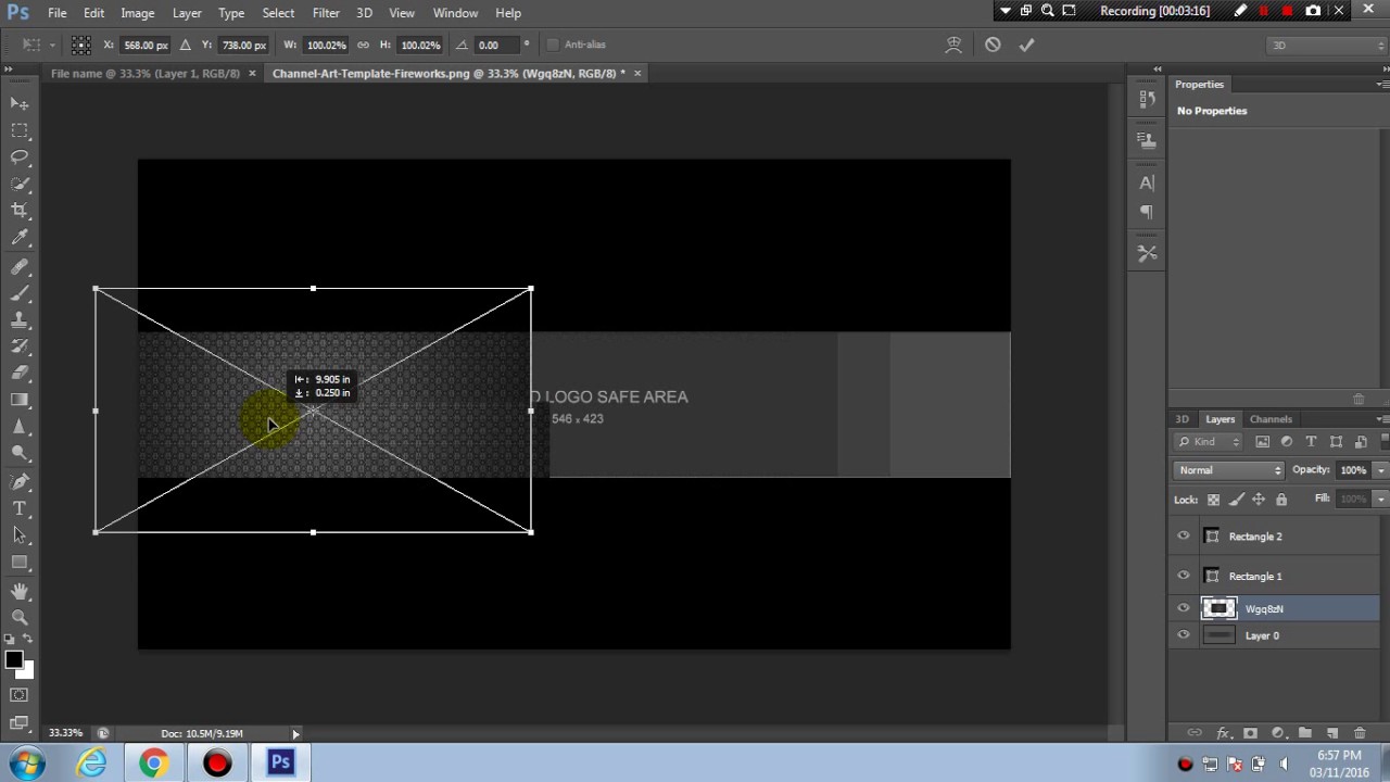Create Channel Art For Youtube - photoshop cs6 - YouTube