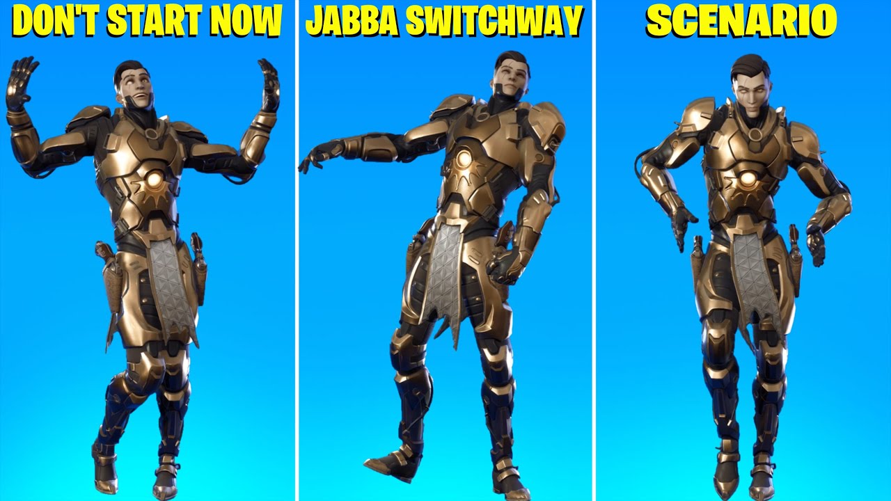 Fortnite MIDAS REX Skin With Best Dances & Emotes! - YouTube
