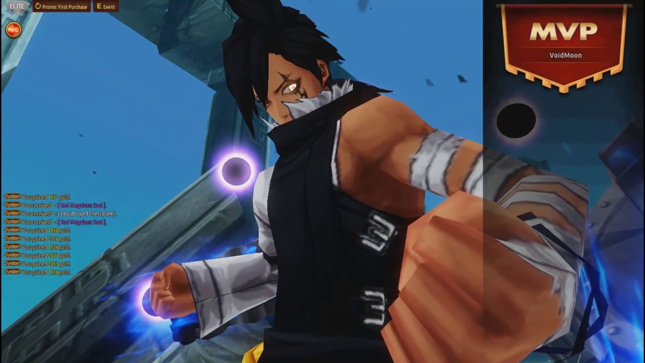 [Kritika] Void Monk Lv. 55 Test Play - YouTube