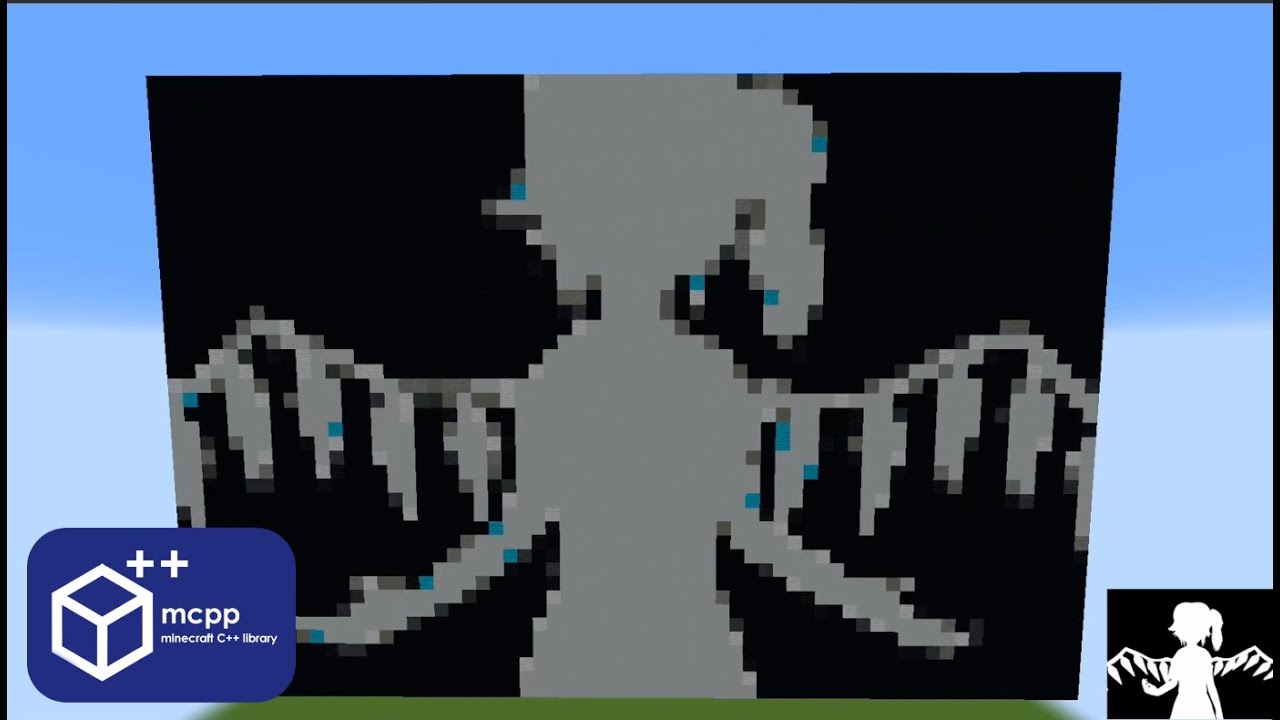 BAD APPLE!! in Minecraft using mcpp (C++) - YouTube