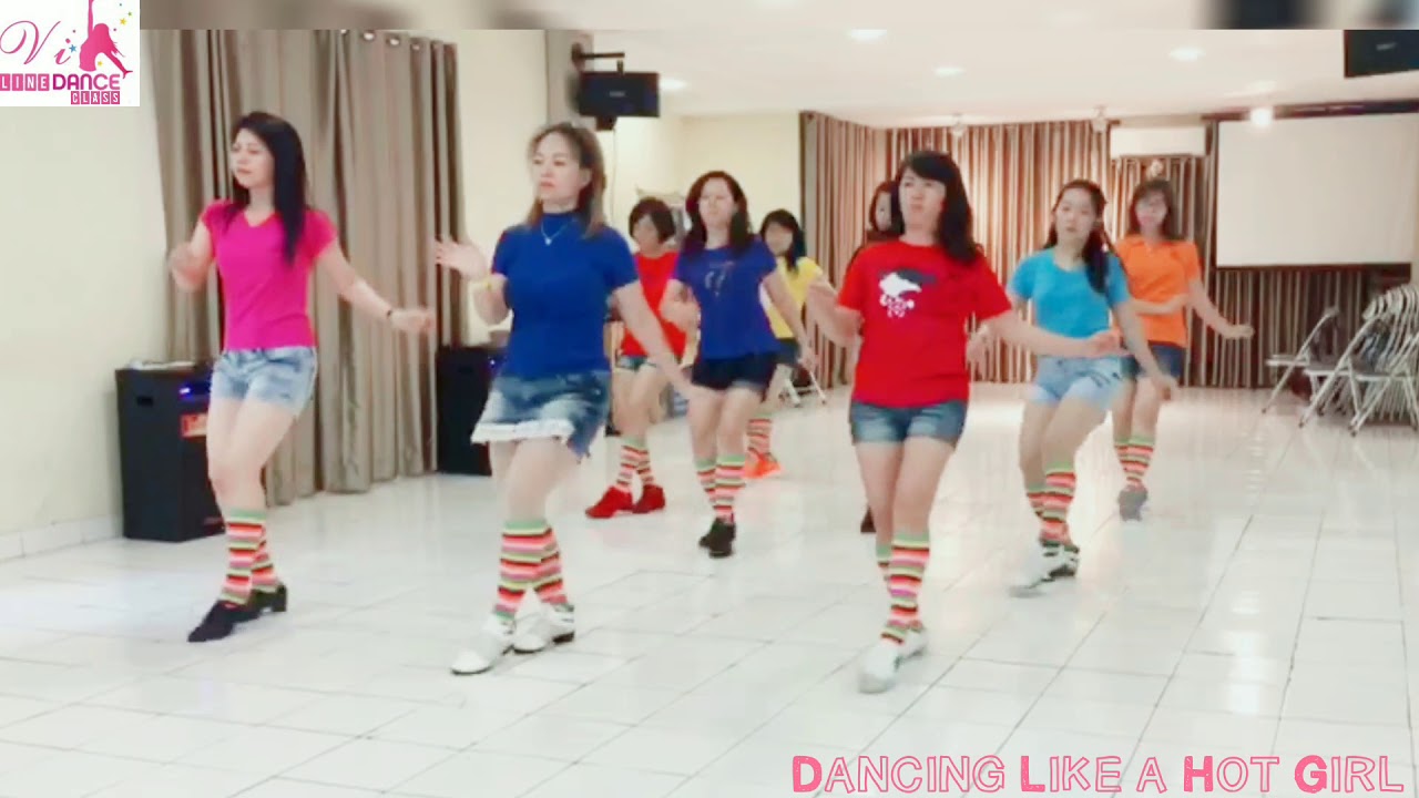 Dancing Like a Hot Girl - Line Dance - YouTube