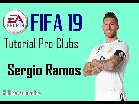Tutorial face Sergio Ramos Real Madrid pro clubs fifa 19 - YouTube