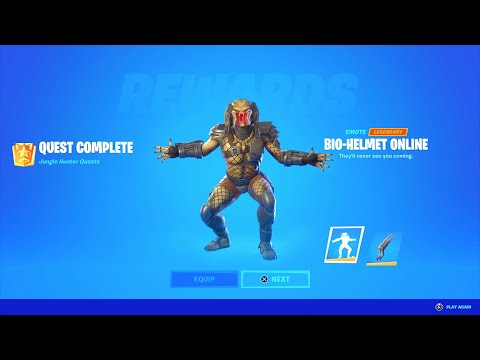 How to get The Predator BUILT IN EMOTE..! Fortnite Battle Royale - YouTube