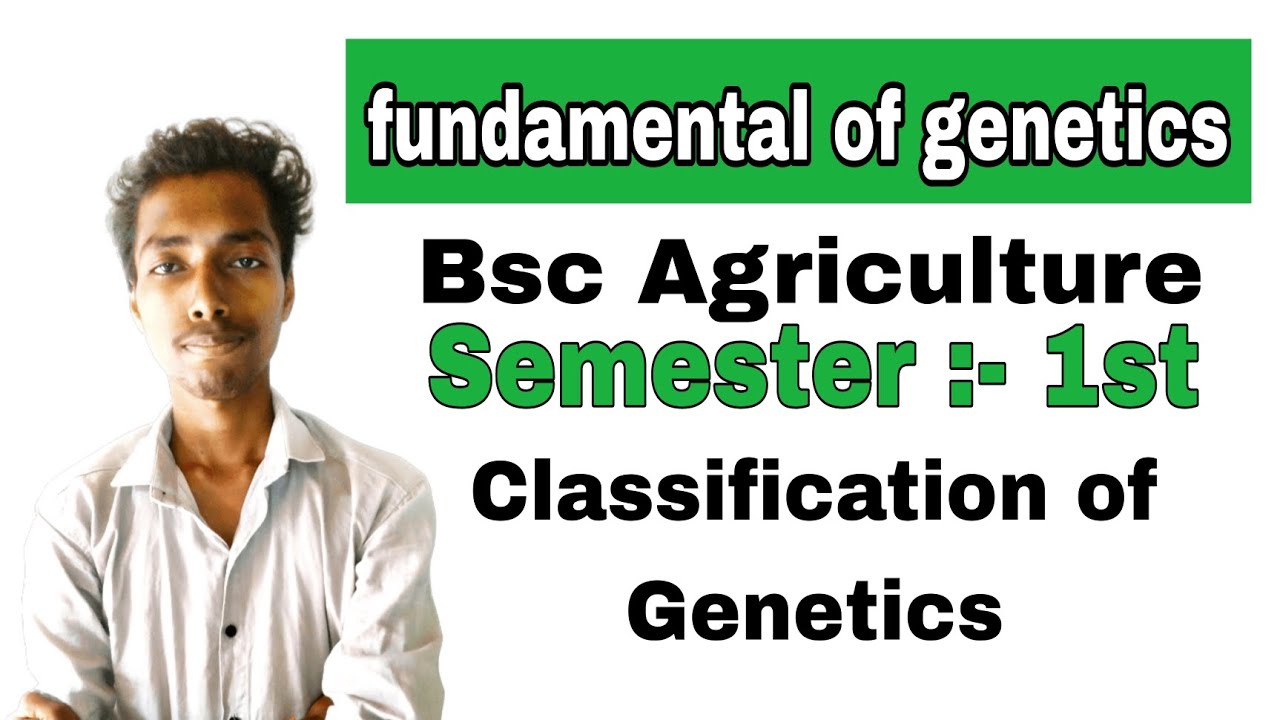 fundamental of genetics || bsc Ag. 1st semester important questions ...