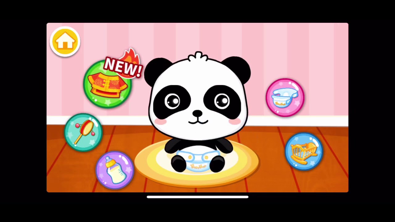 Baby panda care game | cartoon baby kid game - YouTube