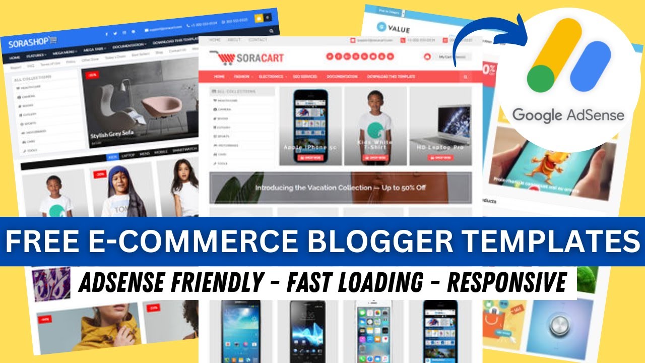 Best Blogger Templates for E-Commerce Website | How To Approve E ...