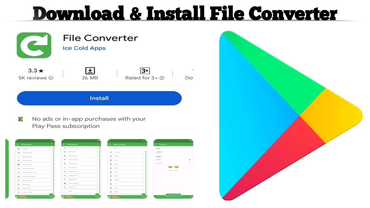 How to Download and Install File Converter App on Android | Convert Any ...